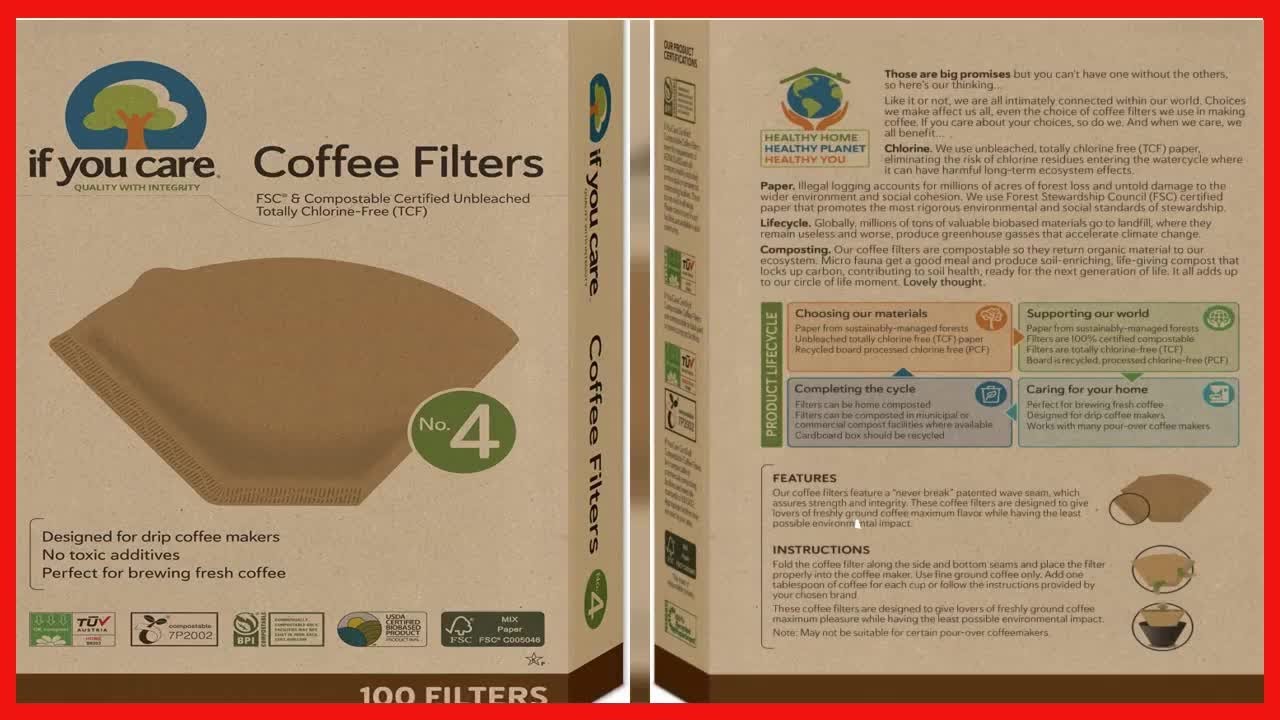 Great product - If You Care # 4 Cone Shaped Unbleached All Natural ...