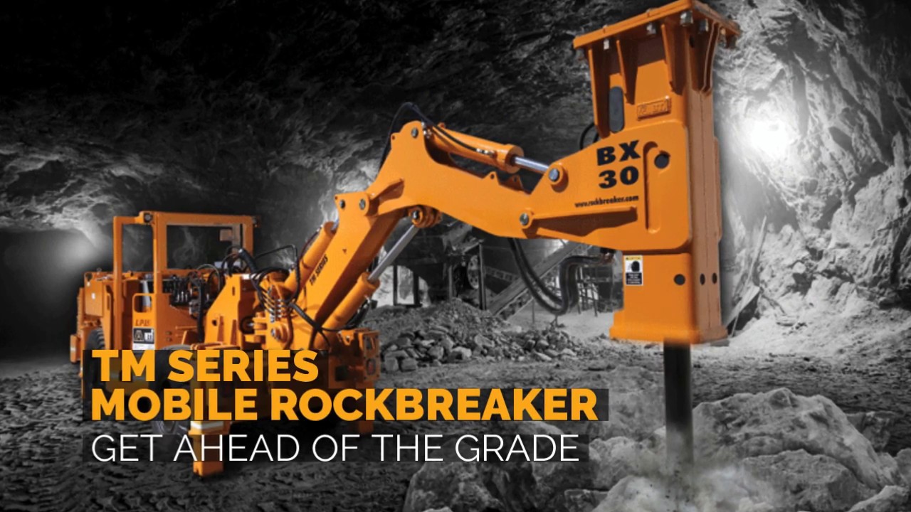 Breaker Technology // TM Mobile Rockbreaker // Ahead of The Grade - YouTube