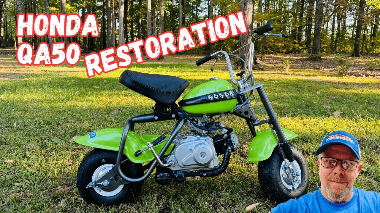 Honda K0 QA50 complete restoration - YouTube