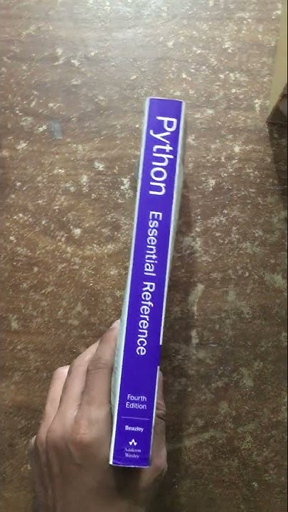 DIJUAL!!! Buku PYTHON ESSENTIAL REFERENCE 4th EDITION - YouTube
