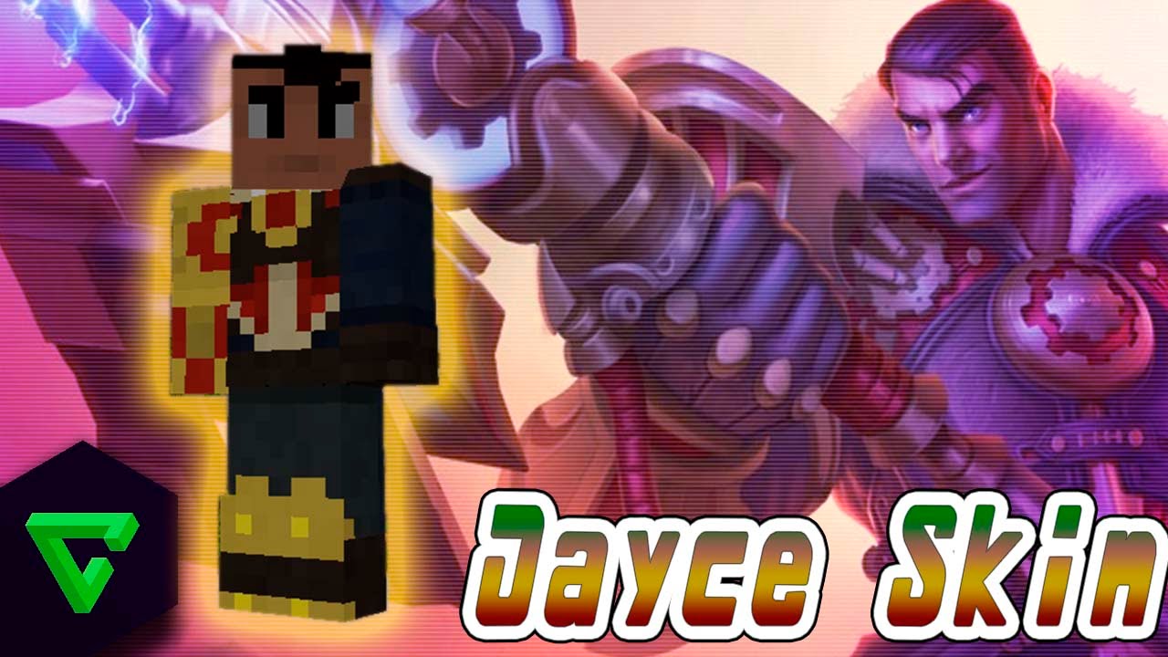 Speed Art Skin Minecraft 1.7, 1.8+ (Jayce - LoL) - YouTube