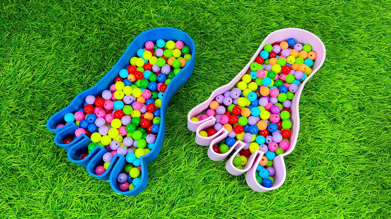 Glowing Candy Waterfall | Soft Slime Expansion & Floating Sweets ASMR ...