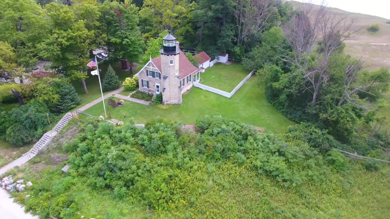 White River Light Station by Drone - YouTube