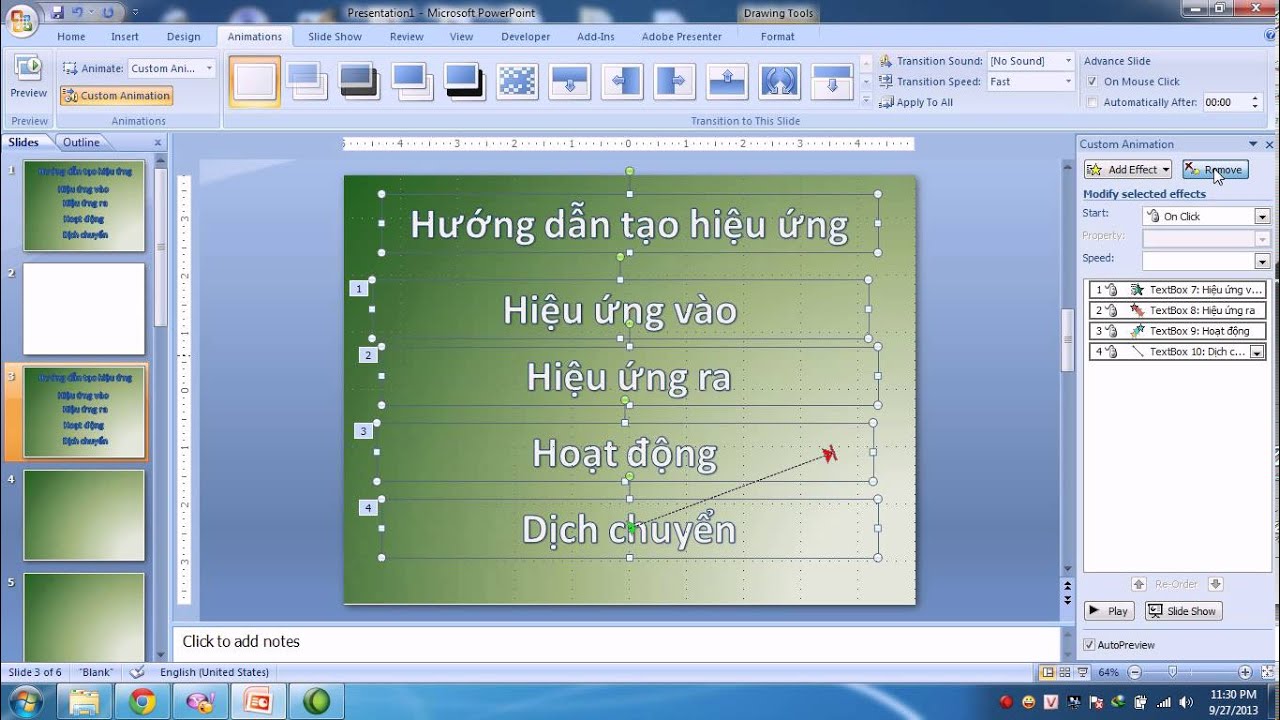 Hướng dẫn sử dụng powerpoint toàn tập (B4) - YouTube