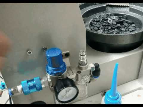 Button feeding device -inject oil 1 - YouTube