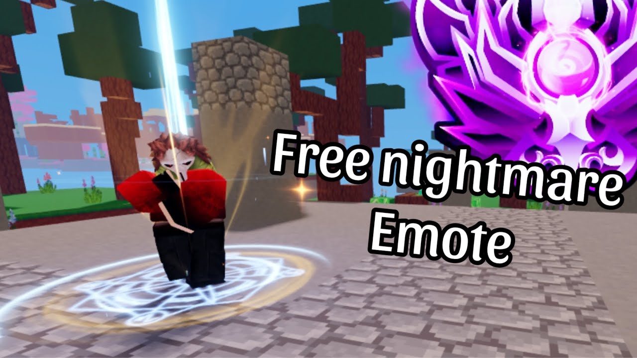 This Game Gives You Free Nightmare Emote - YouTube