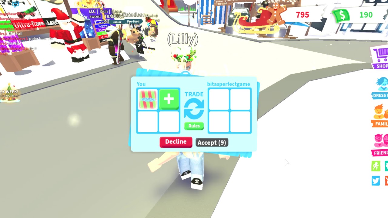 Part 1 of Adopt Me trading! - YouTube