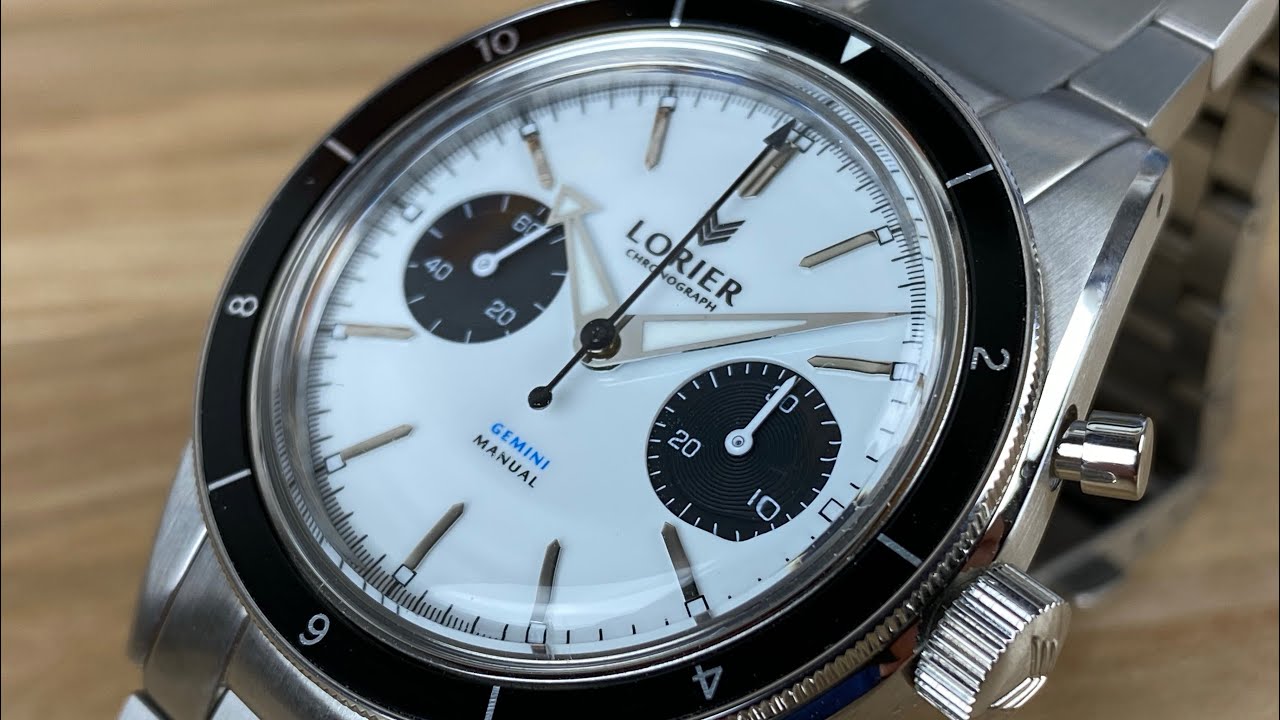 Lorier Gemini Manual Chronograph - YouTube