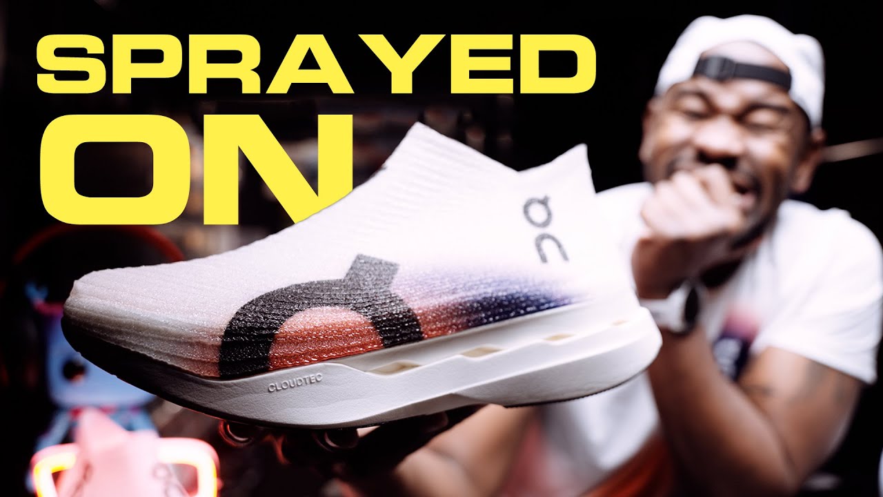 Unboxing The Sprayed On Shoe: Cloudboom Light Spray - YouTube