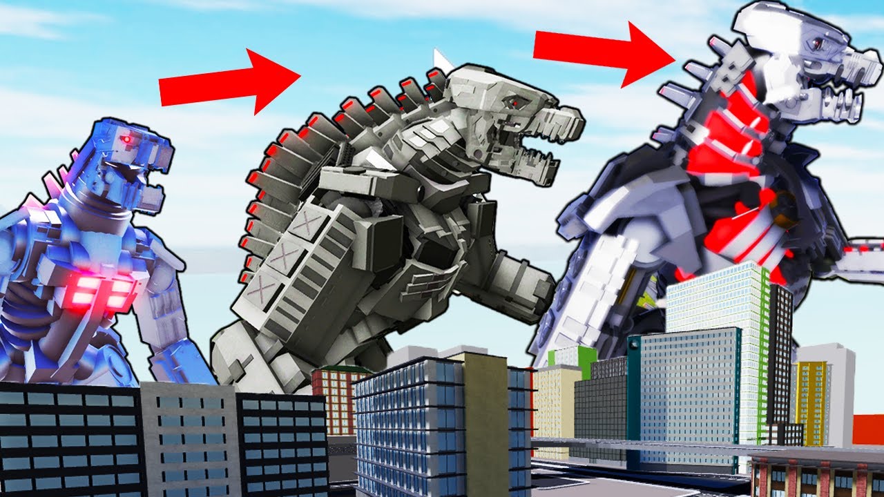 New MECHA GODZILLA EVOLUTION 2021! - Roblox Godzilla - YouTube