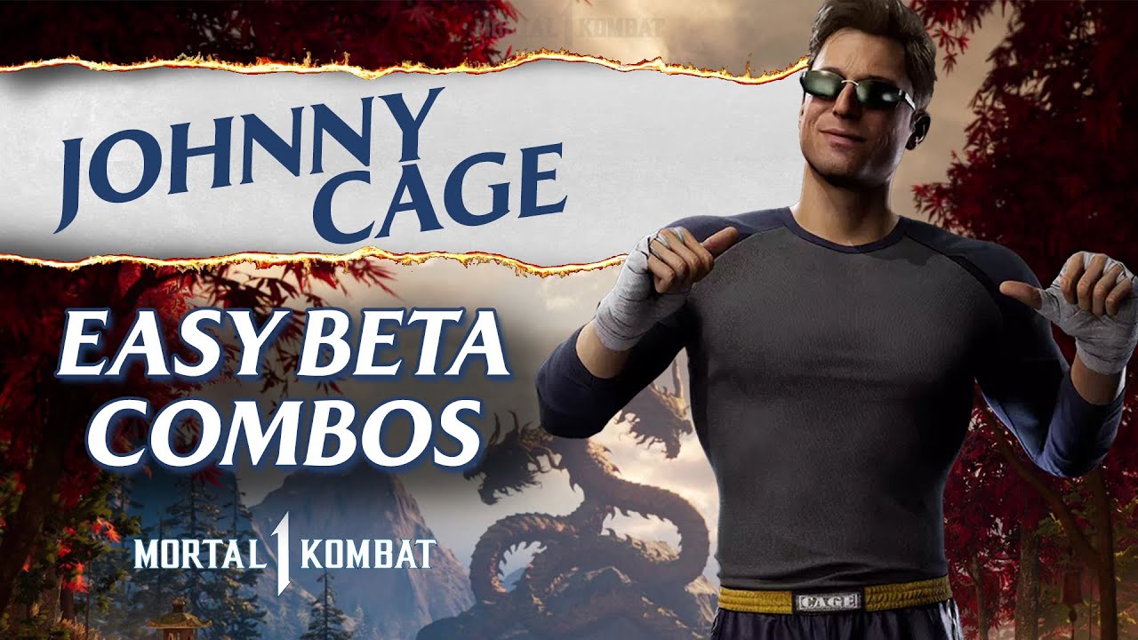 Johnny Cage Easy Beta Combos - Mortal Kombat 1 - YouTube