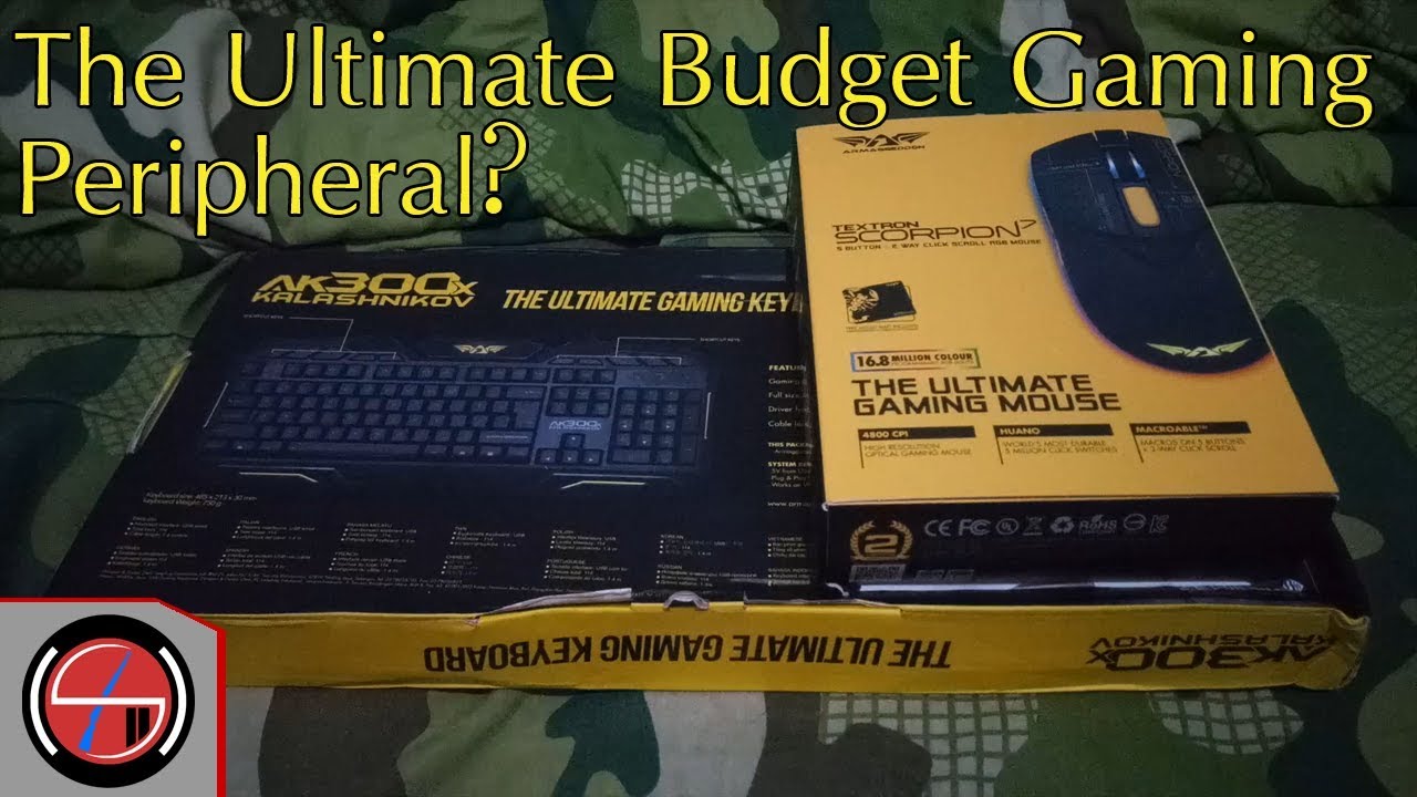 [Review] Armageddon AK300X Kalashnikov & Textron Scorpion 7 (Keyboard ...