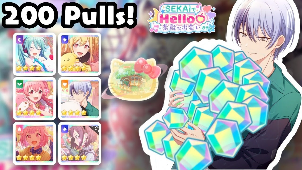 Sanrio Gacha pulls #pjsk - YouTube