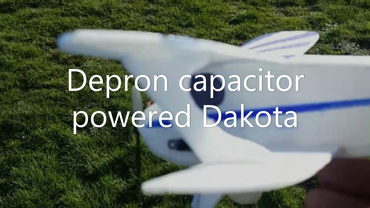 Free flight. Capacitor powered Depron models. - YouTube