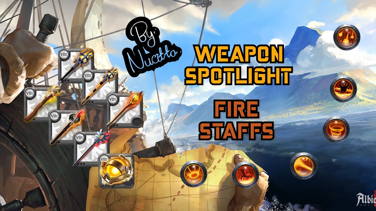 Albion Online | Weapon Spotlight/Presentacion de Habilidades | Fire ...