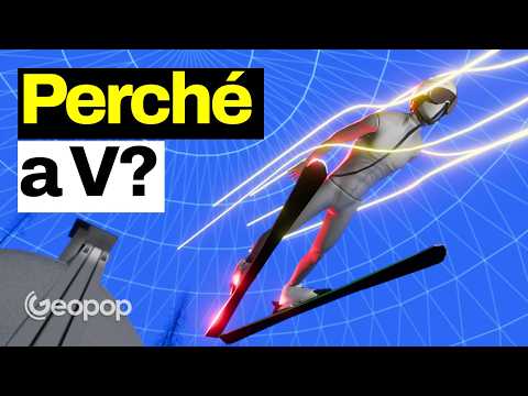 La fisica del salto con gli sci, lo sport olimpico da record: perché saltano a V e come atterrano