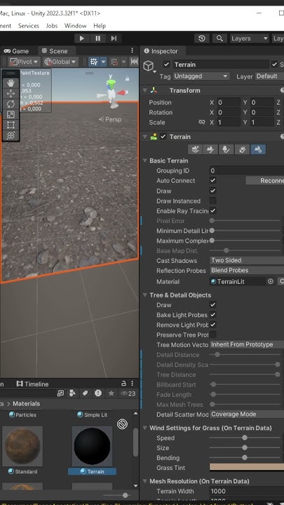 Episodio #7 .Aprendiendo cada shader de #Unity Urp en menos de un minuto. Terrain Shader # ...