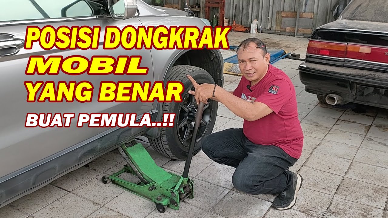 CARA DONGKRAK MOBIL YANG BENAR BAGI PEMULA || HONDA CRV || HONDA CLINIC ...