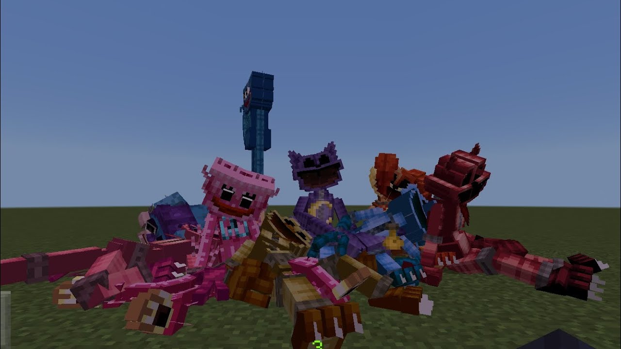 Poppy Playtime Chapter 3 Smiling Critters MOD in Minecraft PE - YouTube