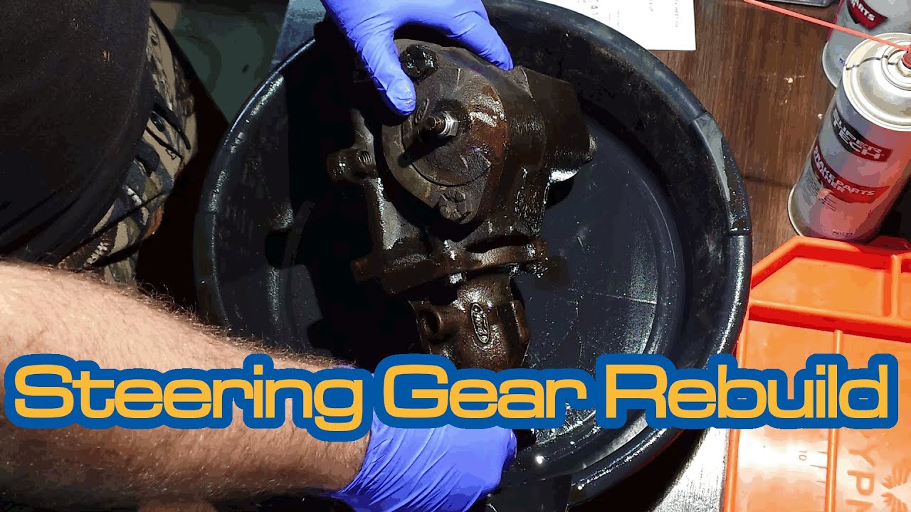 Ford Integral Power Steering Gear Comprehensive Rebuild - YouTube