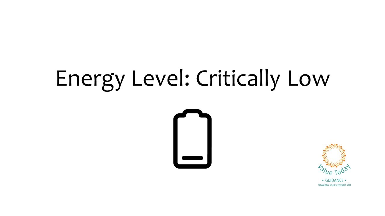 Energy Level: Critically Low - YouTube