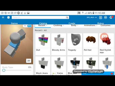 Making my avatar scary in Roblox - YouTube