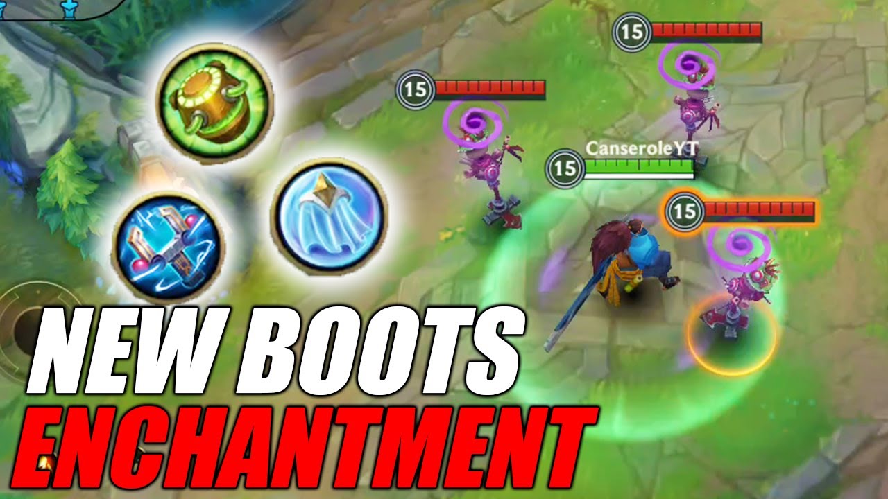 NEW BOOTS ENCHANMENT - WILD RIFT - YouTube