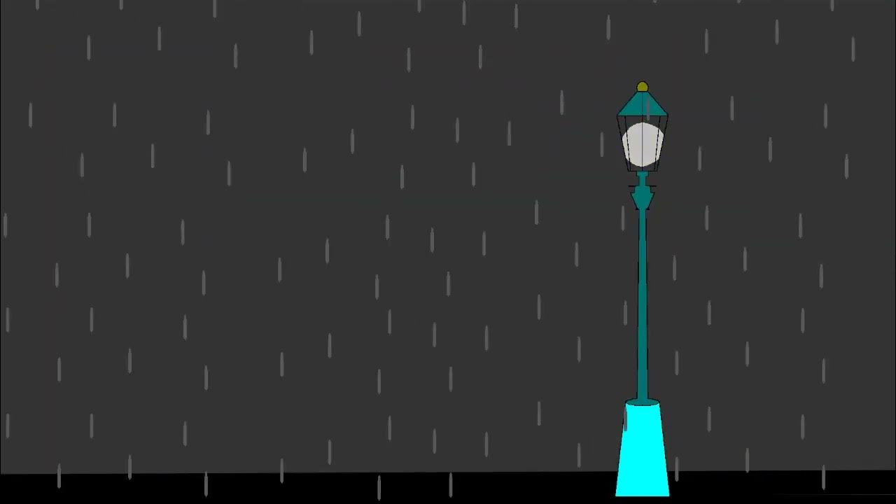 Rainy Street lamp Template | animationgifs | Rainy Street Corridor at ...