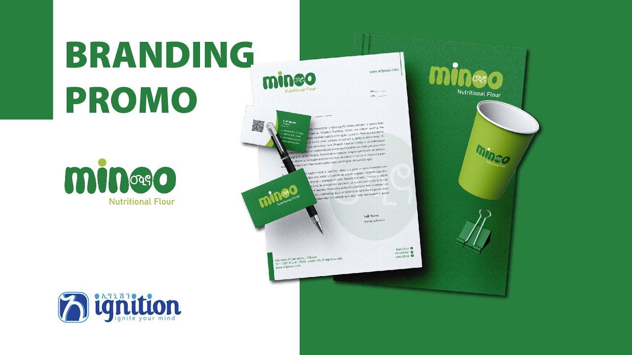 Minoo Brand Development - Dawit Bahre - Graphics Designer - YouTube