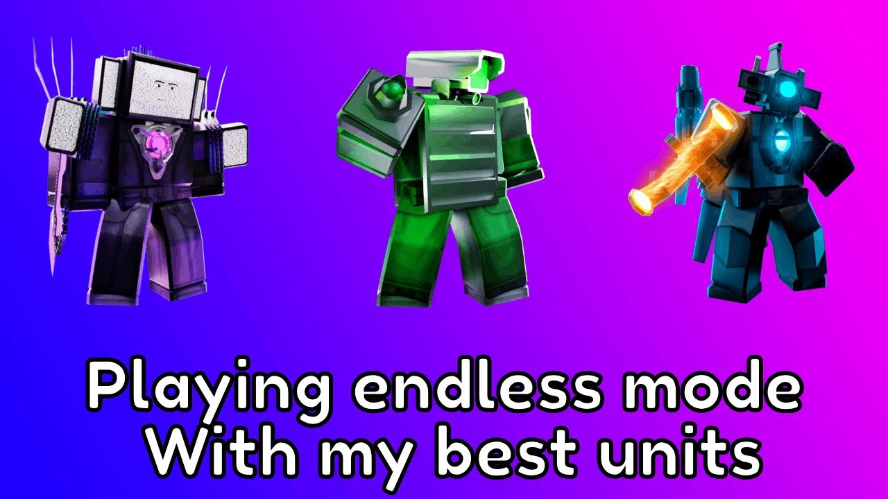 Playing endless mode with my best units - YouTube