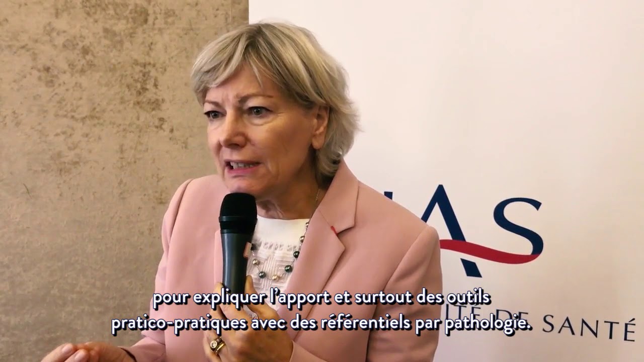 Présentation du guide de la HAS par le Pr Dominique Le Guludec - YouTube