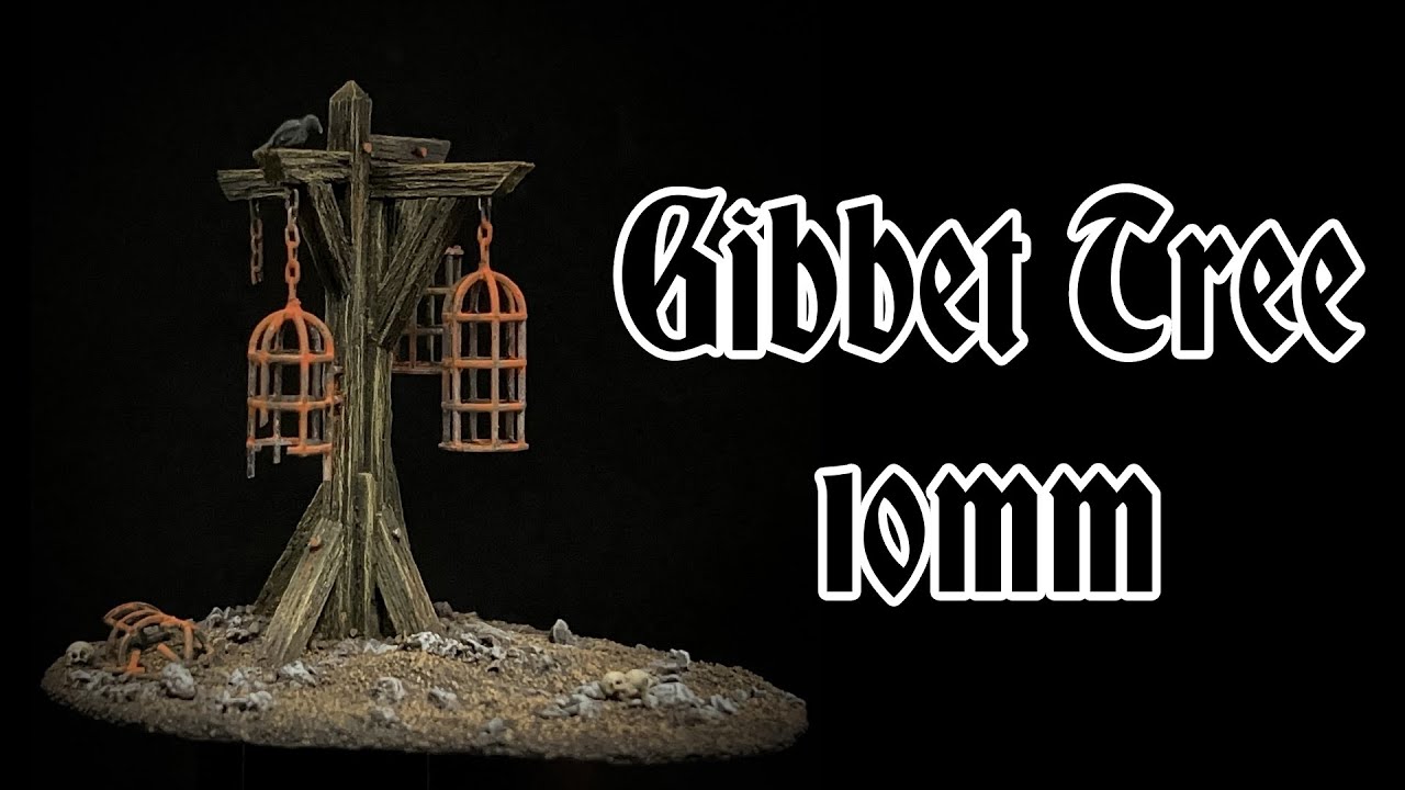 Making of a Gibbet Tree scatter terrain 10mm - YouTube