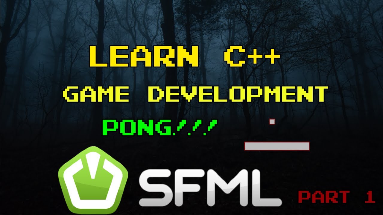 C Sfml Pong Tutorial Youtube