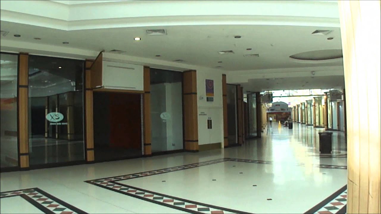 A Ghost Town Shopping Centre Mall in Aldershot, Hampshire - Saturday ...