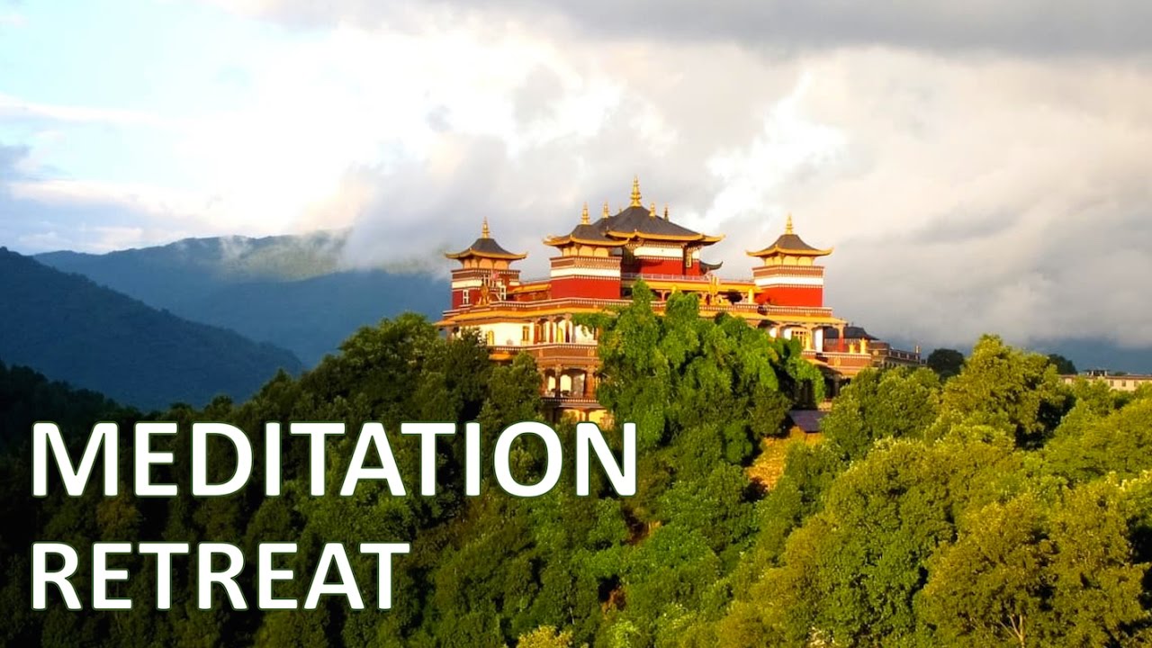 Meditation Retreat in Nepal National Parks - Kopan Monastery - YouTube