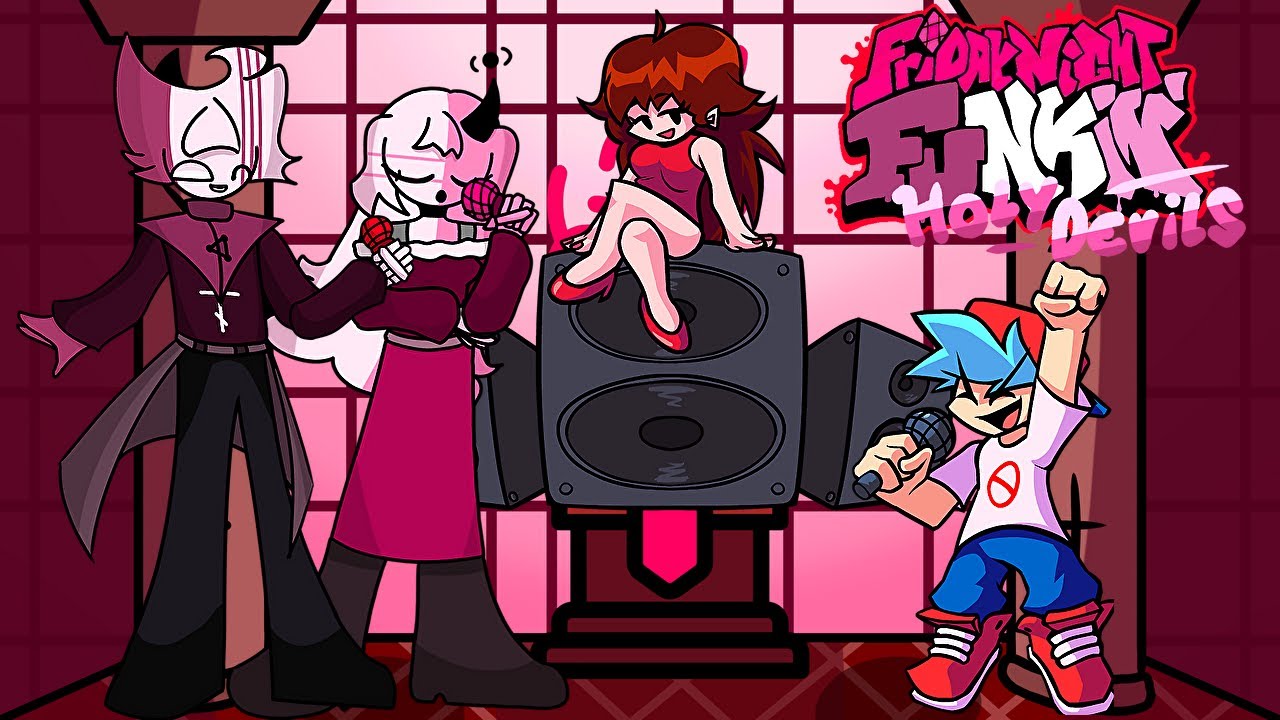 Friday Night Funkin Holy Devils VS Sarvente's Parents Mod - YouTube
