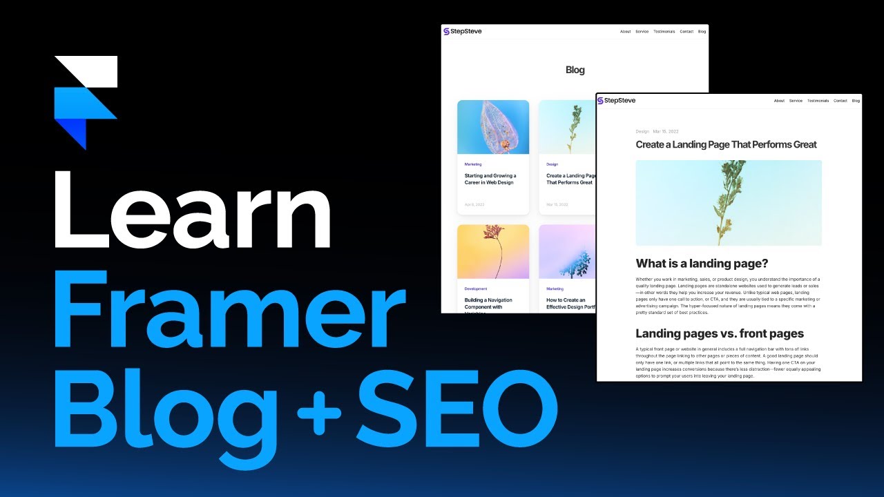 How to Add a CMS Blog to Framer and Boost SEO in 30 Minutes - YouTube