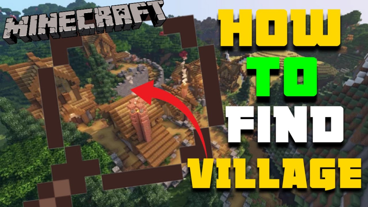 Minecraft village find | Minecraft village finder trick | How to find ...