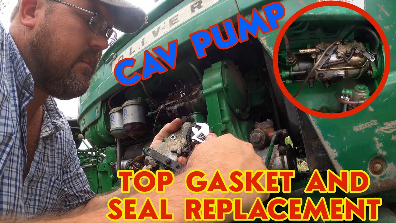 CAV injection pump TOP GASKET and SEAL REPLACEMENT - YouTube