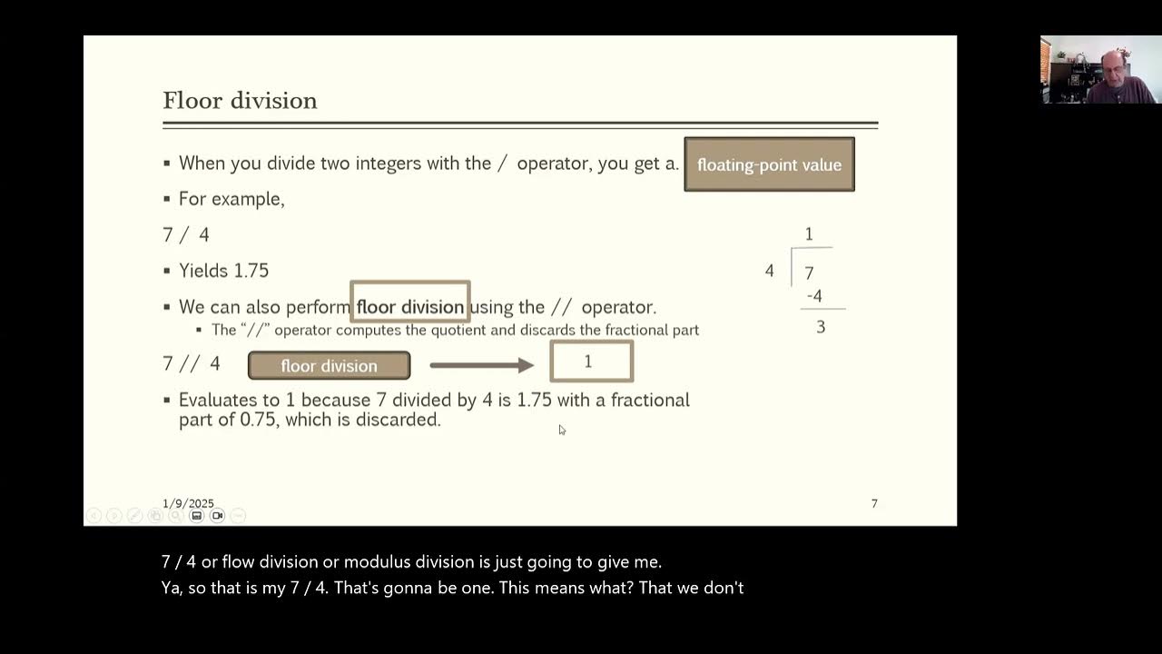 Python Integers Versus Float (decimal) - YouTube