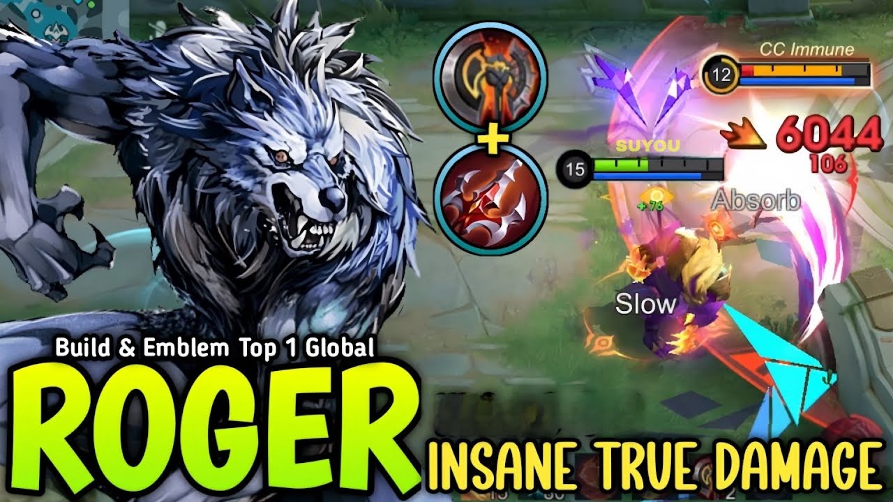 Legendary Roger The Beast Jungler with True Damage Build Real Monster ...