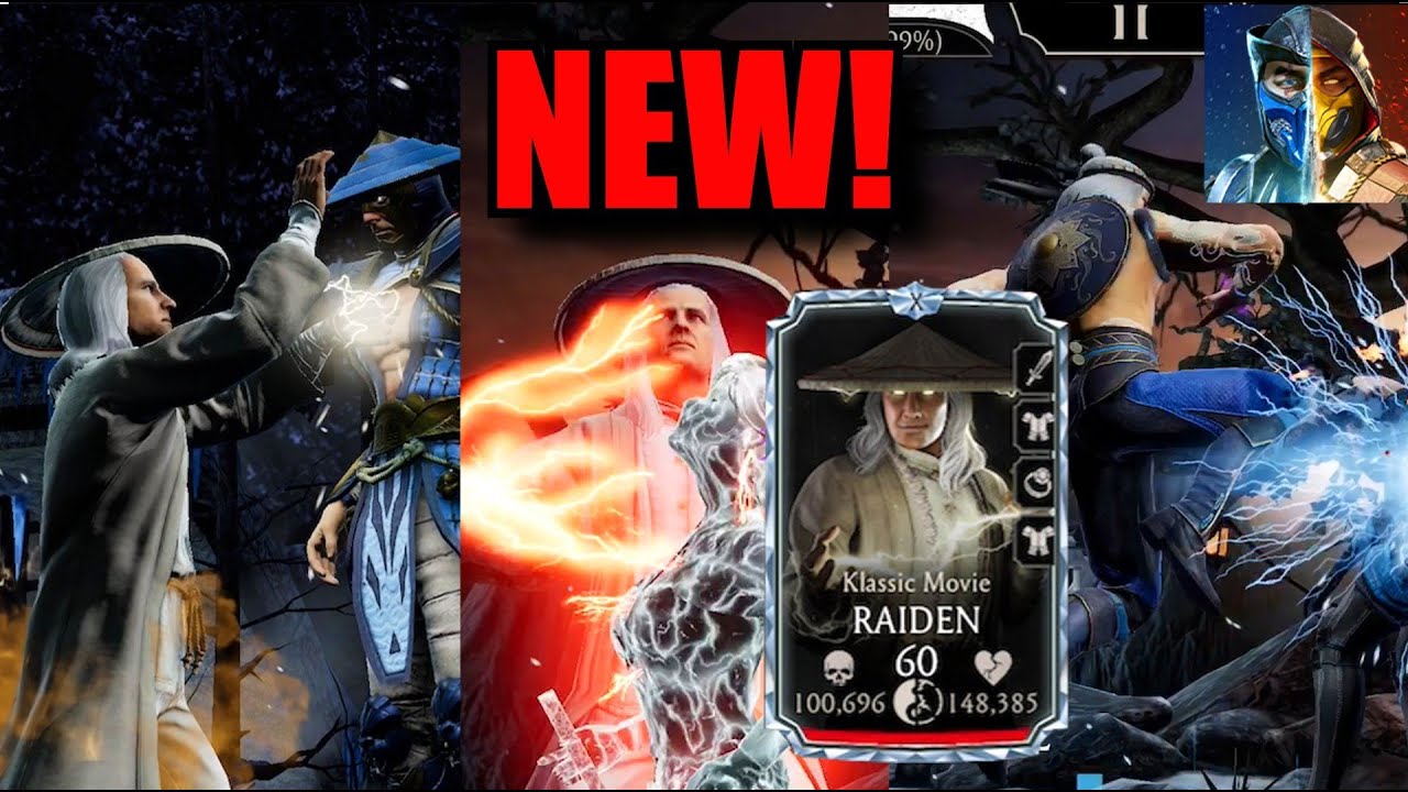 MK Mobile. NEW ELDER GOD Team is AMAZING! Klassic Movie Raiden, Fire ...
