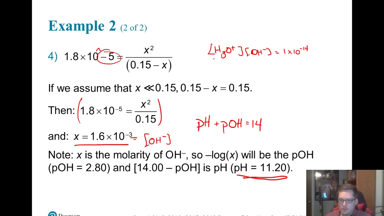 Chem 2 Unit 10 Weak Bases and Kb - YouTube
