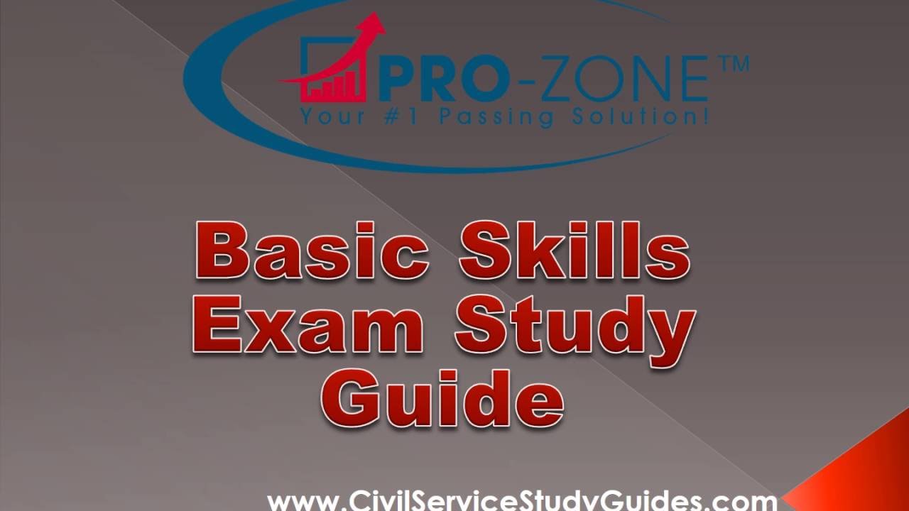 Civil Service Basic Skills Exam Study Guide - YouTube