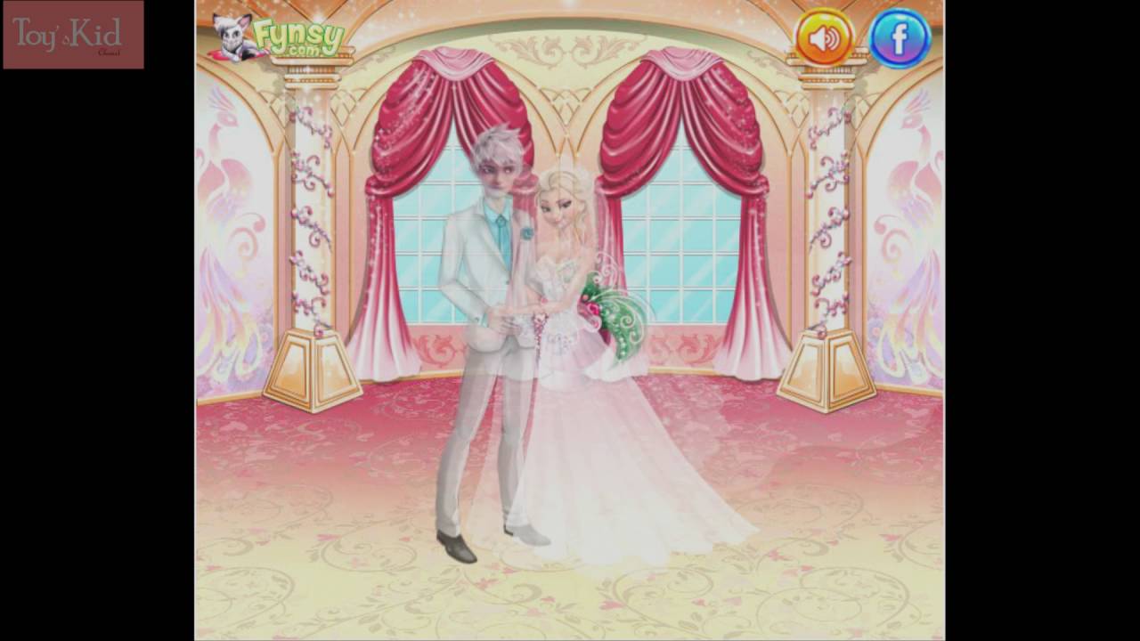 Elsa and Jack Wedding Night - Elsa Kissing Jack Frost - Disney Frozen ...