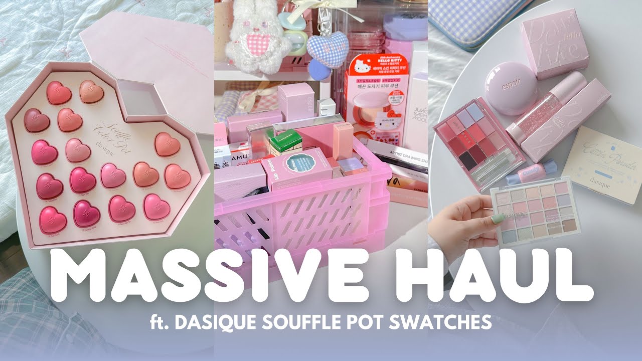 $700 MAKEUP HAUL + HONEST REVIEW 🎀 Ft. Dasique Souffle Color Pot ...