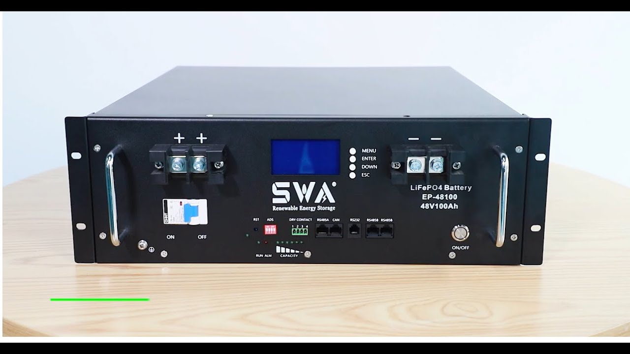SWA ENERGY 5U Lithium Ion Batteries 5Kwh 10Kwh 200Ah 48V Rack Module ...