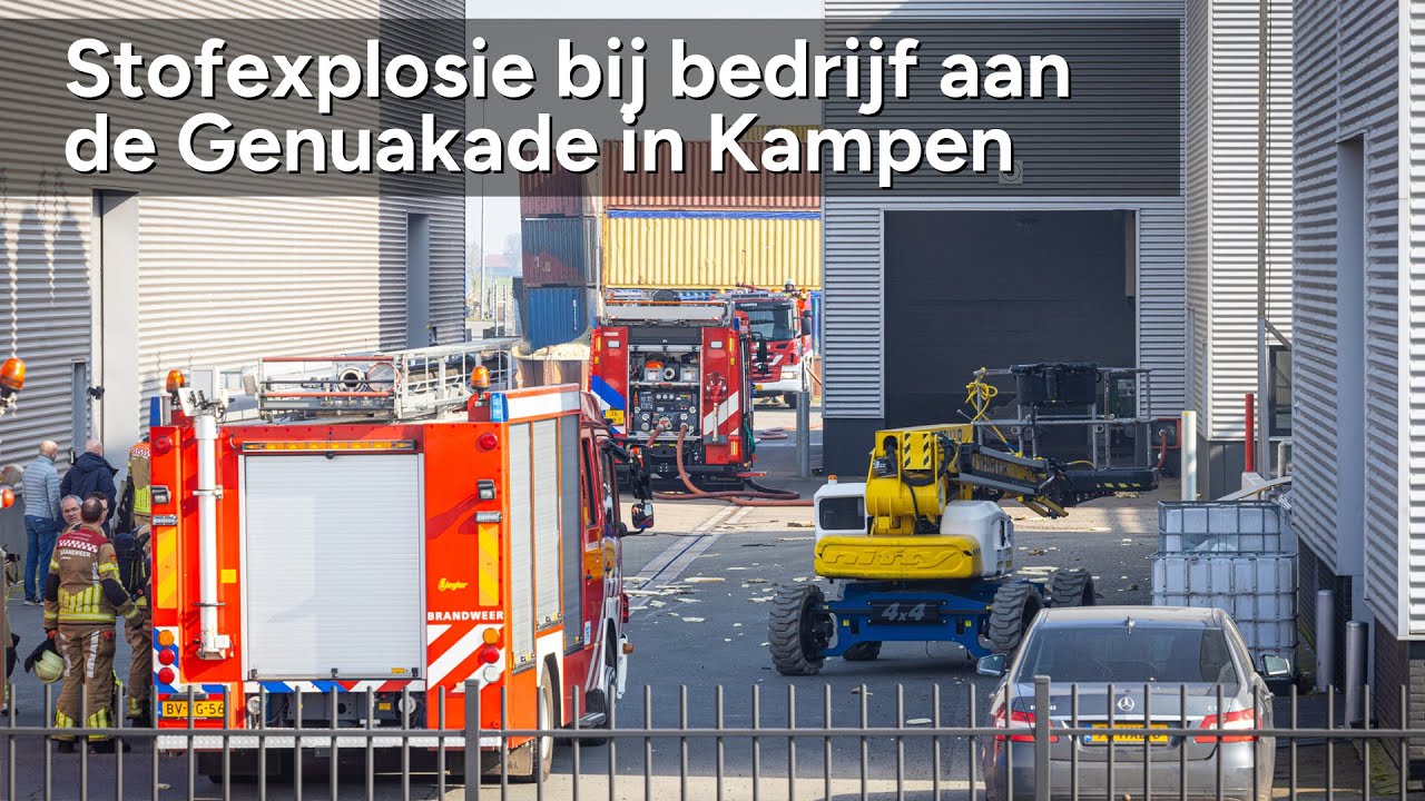 Stofexplosie bij bedrijf aan de Genuakade in Kampen - ©StefanVerkerk.nl ...