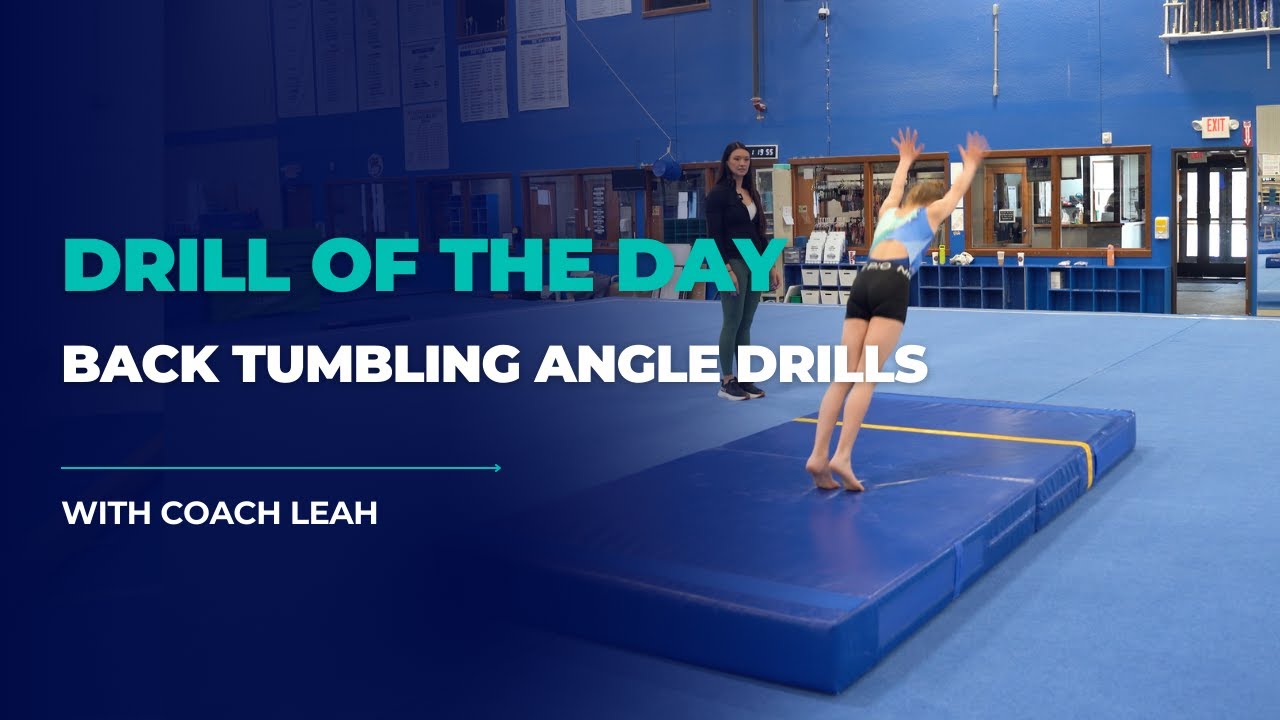 Take Off With Power! Back Tumbling Angle Drills You’ll Love - YouTube