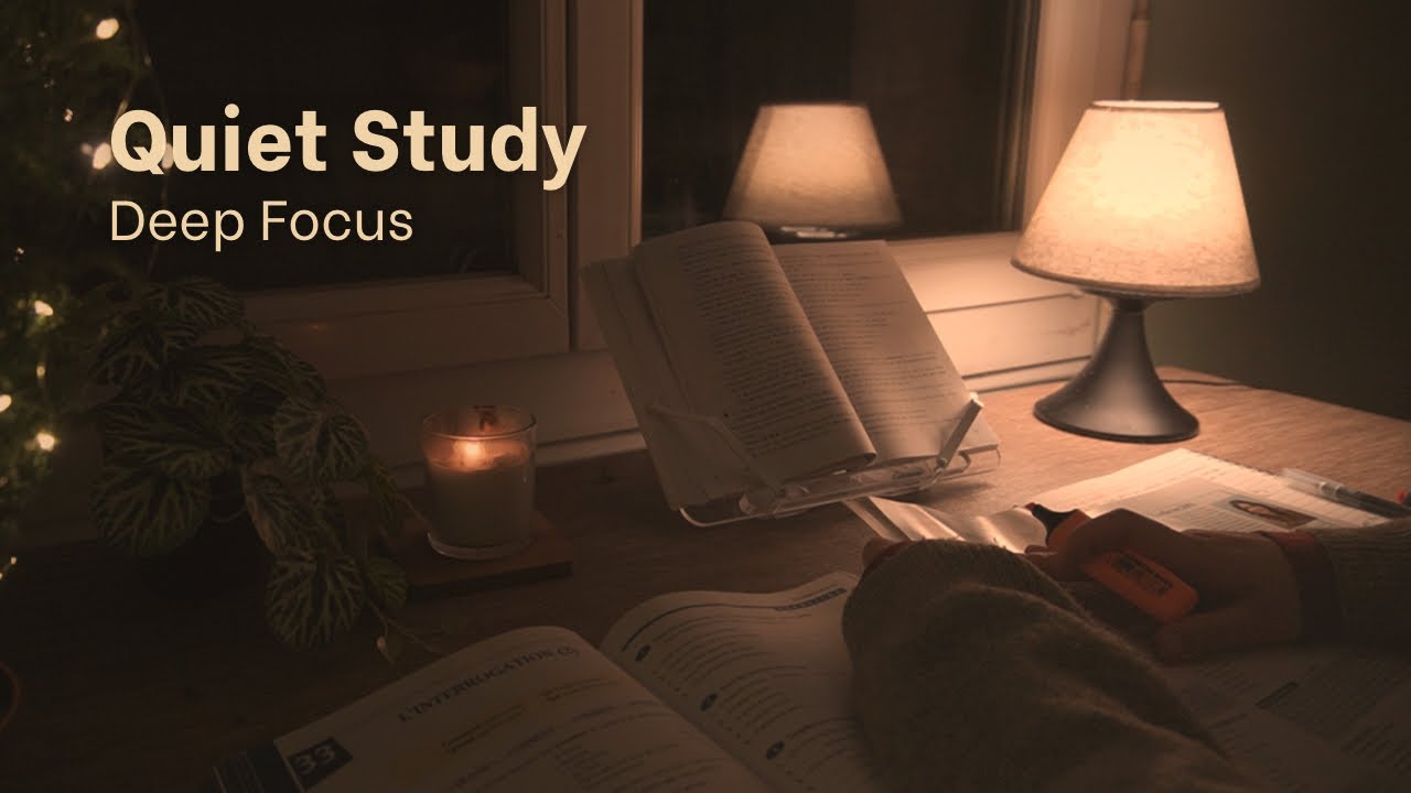 Tiny Step | Quiet Study With Me | Night Focus 🌙 - YouTube